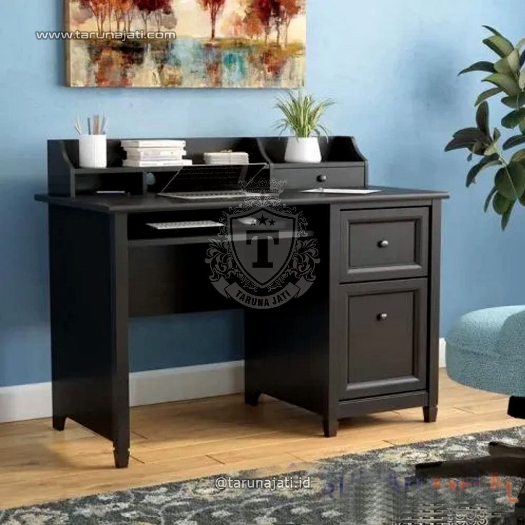 Meja Kerja Kayu Minimalis Warna Putih 2022 - Tarunajati.com