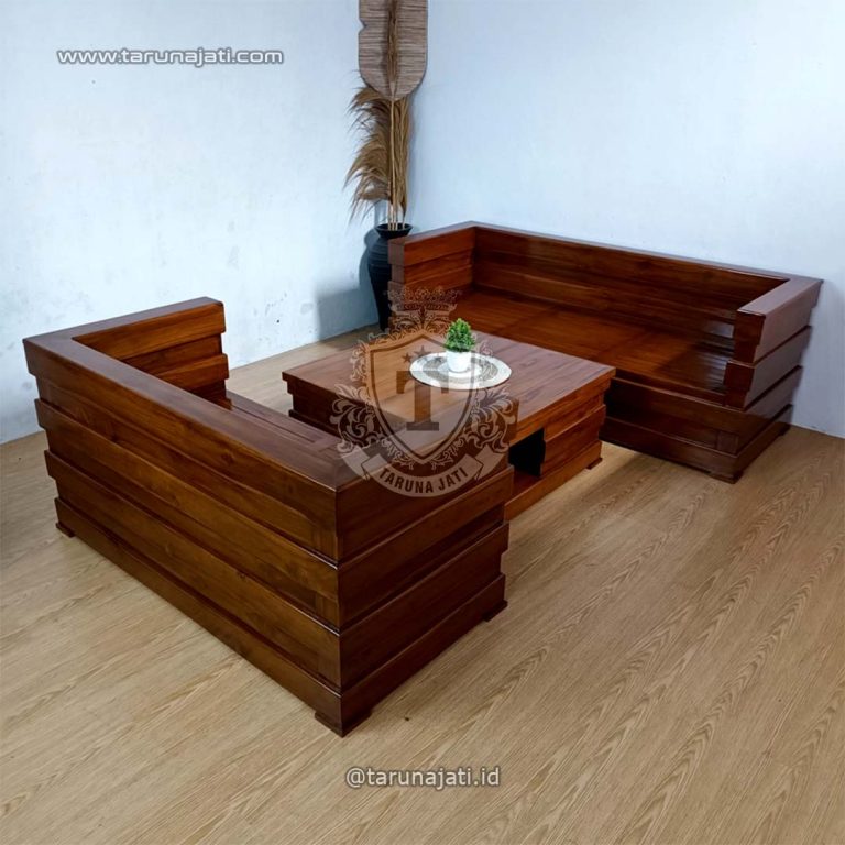 Sofa Tamu Minimalis Modern Kayu 2023 - Tarunajati.com