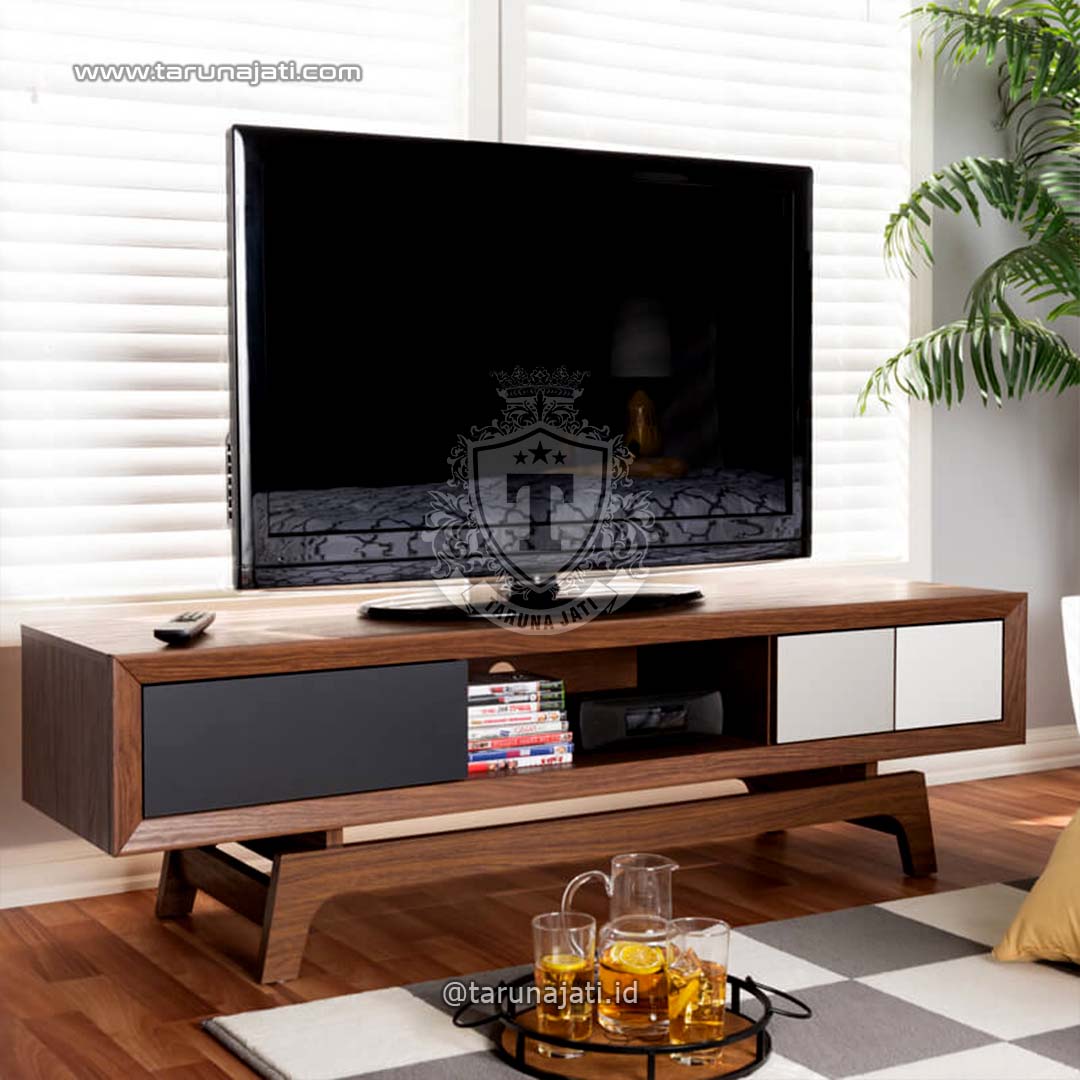 Meja TV Minimalis Modern Kayu 2023 - Tarunajati.com