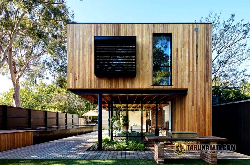 Contoh Desain Rumah Kayu Minimalis yang Sederhana dan Artistik 2023 ...