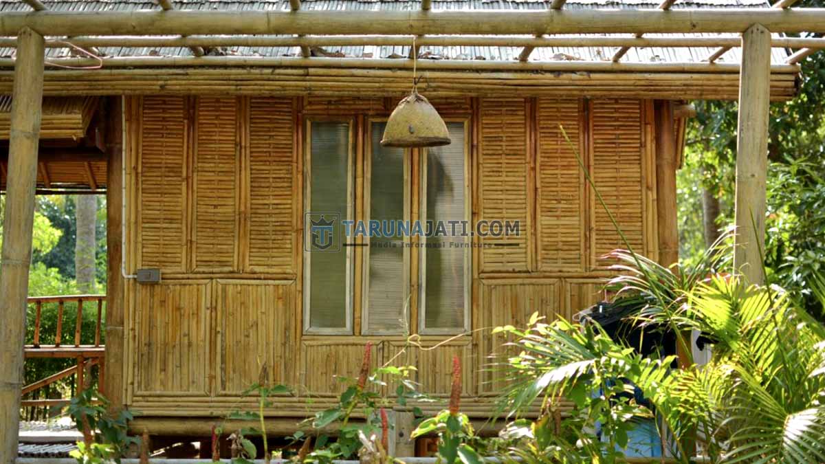 7+ Inspirasi Desain Rumah Bambu Bernuansa Alami Modern - Tarunajati.com ...