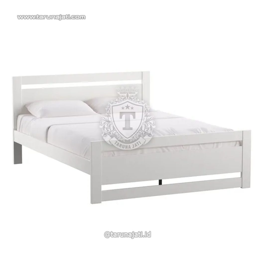 Tempat Tidur Single Warna Putih 2025