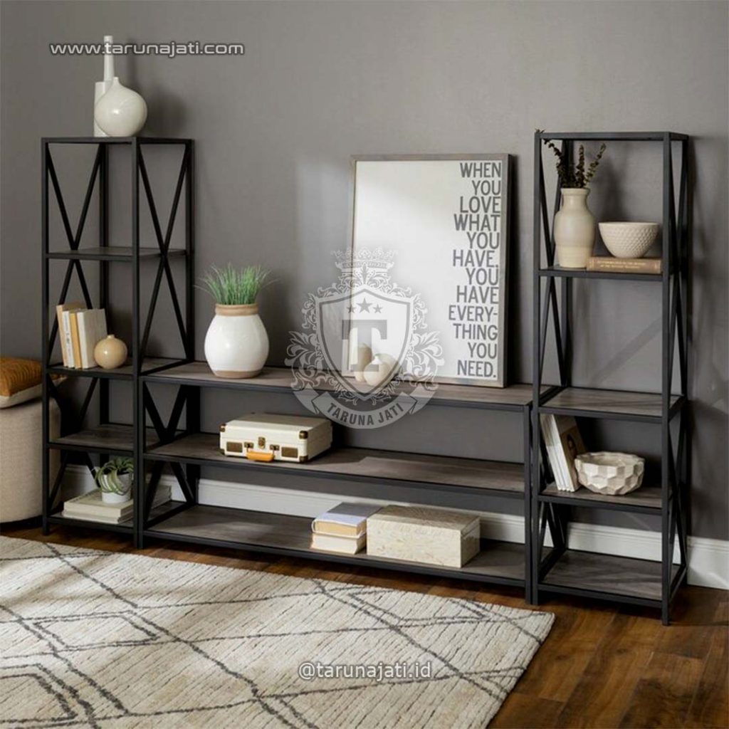 Buffet TV Industrial Minimalis Modern 2025
