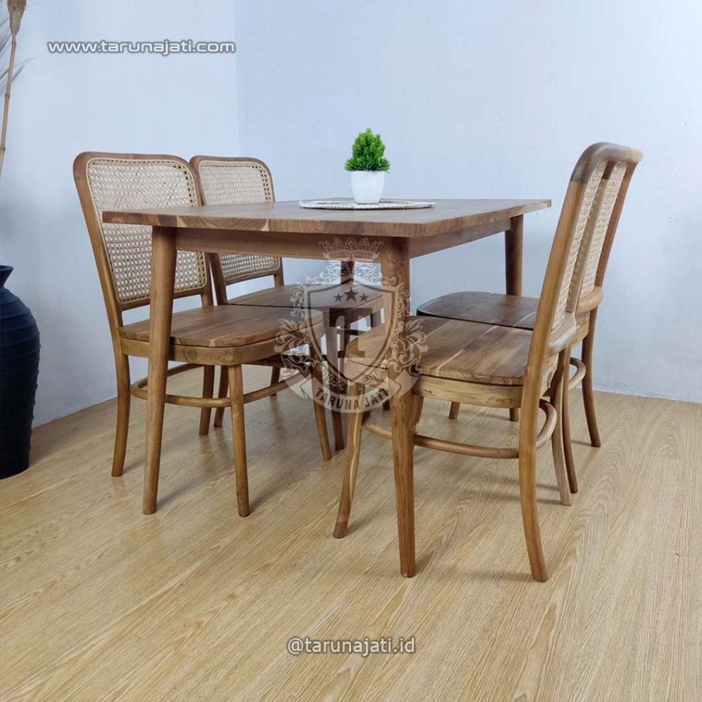 Meja Makan Minimalis Jati Moden 2024