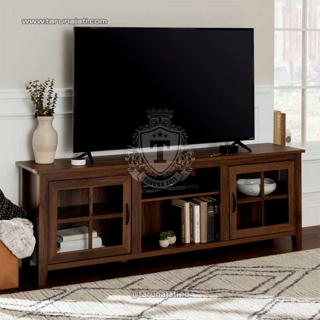 Meja TV Kayu Klasik Minimalis Modern 2025