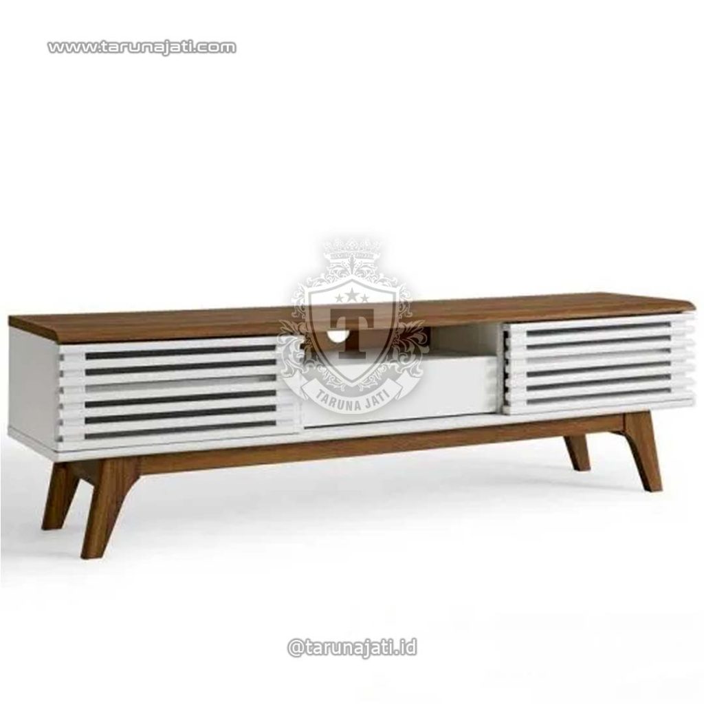 Meja TV Minimalis Brody Putih 2025