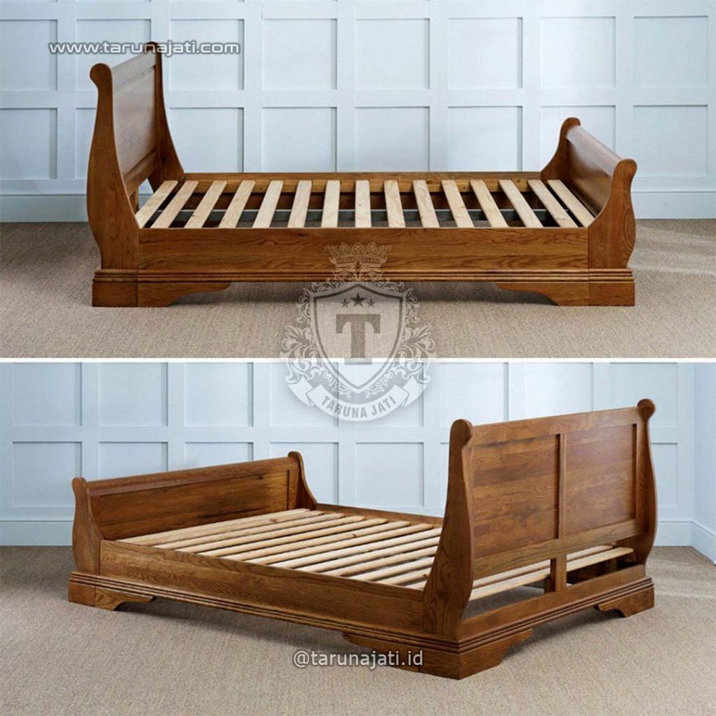 Tempat Tidur Model Bagong Minimalis Kayu Jati 2025