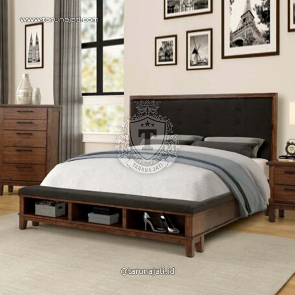 Set Kamar Jati Minimalis Model Klasik 2025