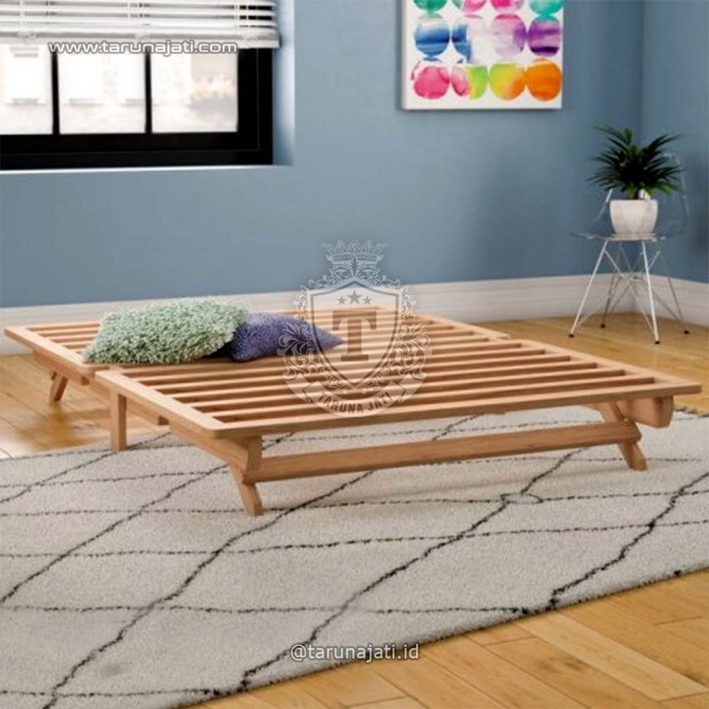 Dipan Minimalis Kayu Jati Unik 2025