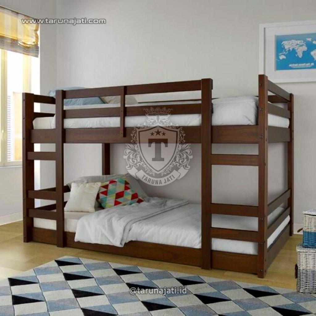 Tempat Tidur Tingkat Model Kayu Jati 2025