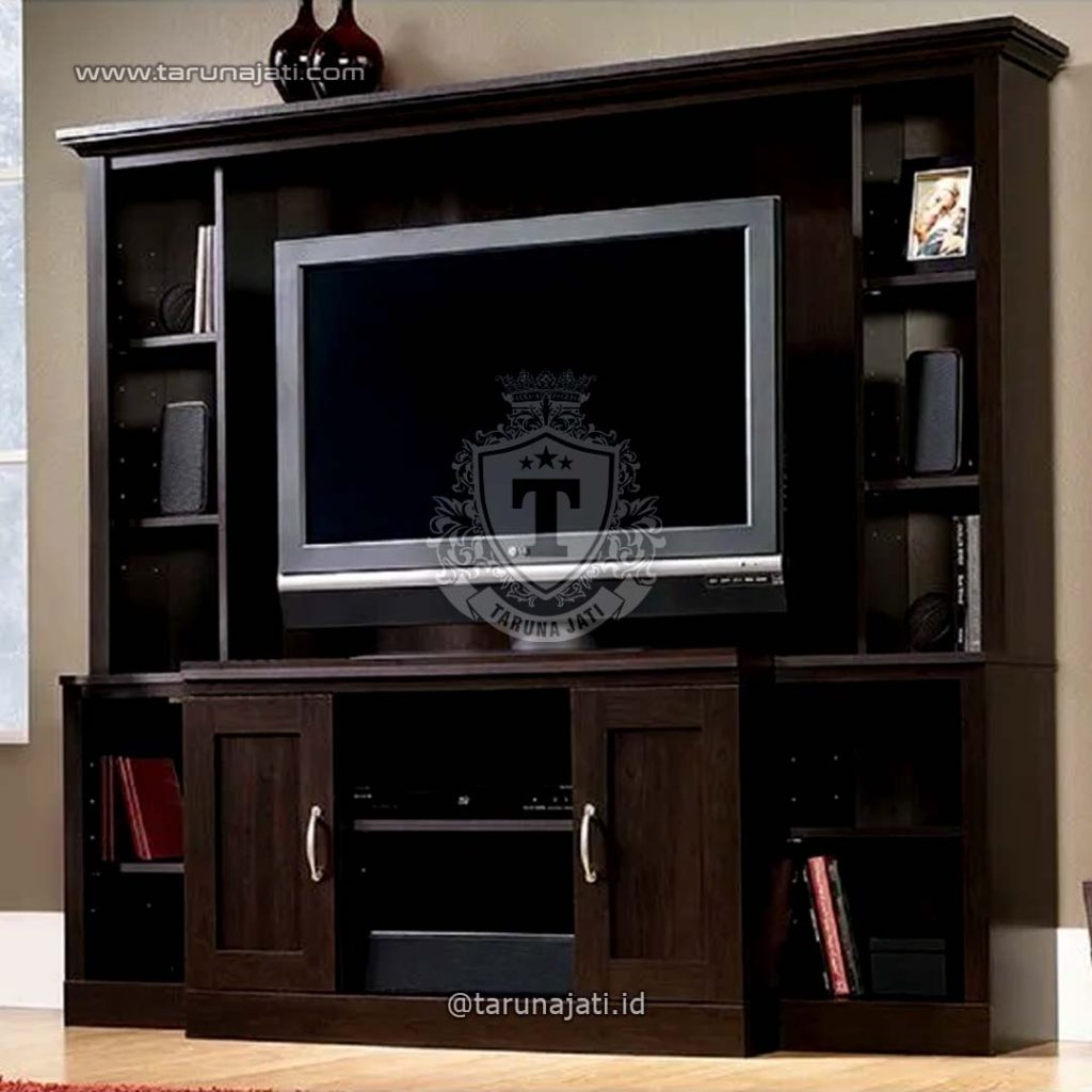 Bufet Tv Kayu Jati Rotan Modern 2025