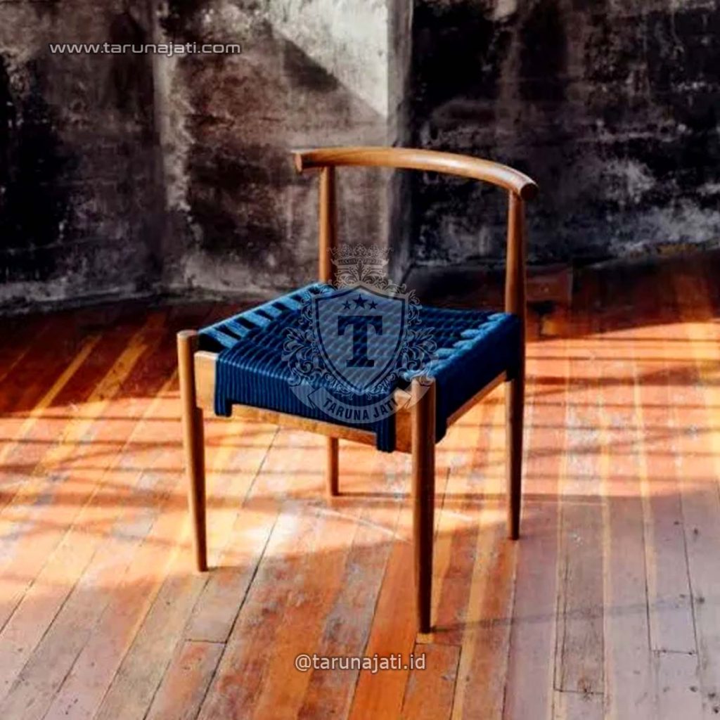 Kursi Cafe Jati Model Anyaman Tali Terbaru 2025